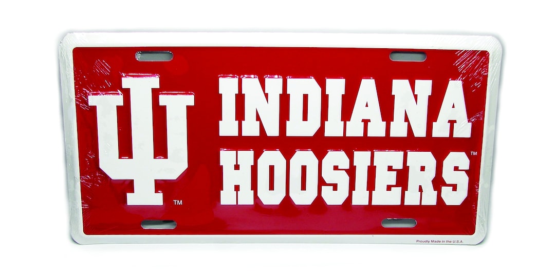 Officially Licensed INDIANA HOOSIERS Indiana University 3D EMBOSSED ...