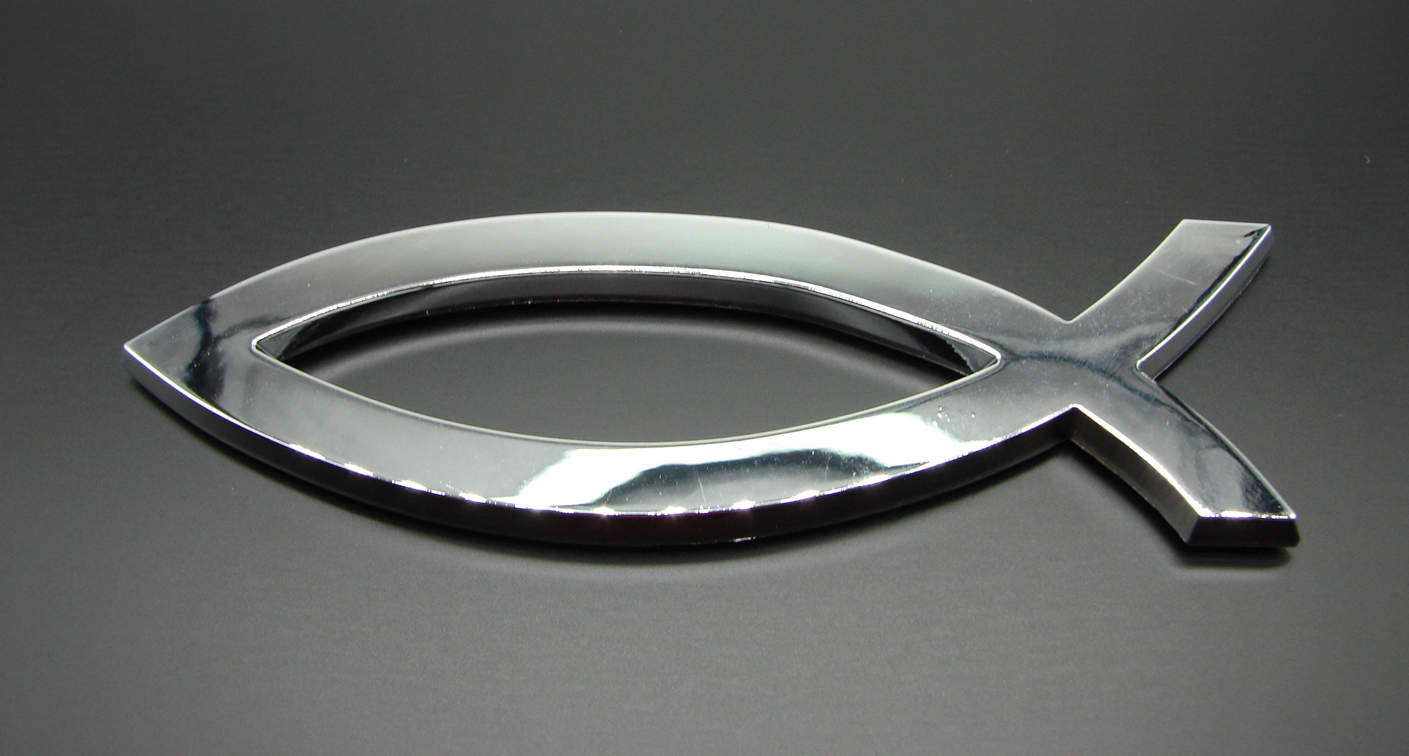 Hammered Metal Christian Fish