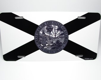 State of Florida Flag License Plate - Etsy