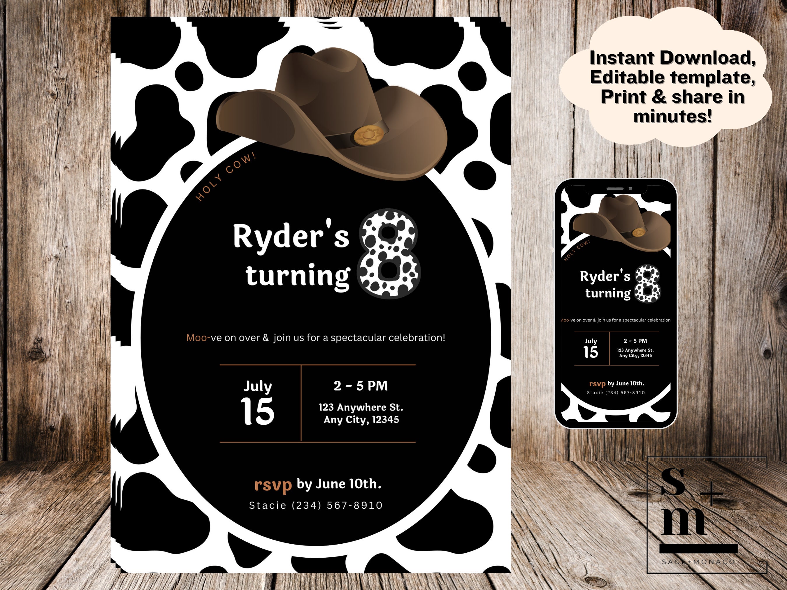 Cowboy Birthday Party, Cow Theme, Holy Cow, Yeehaw, Saddle Up, Cow ...