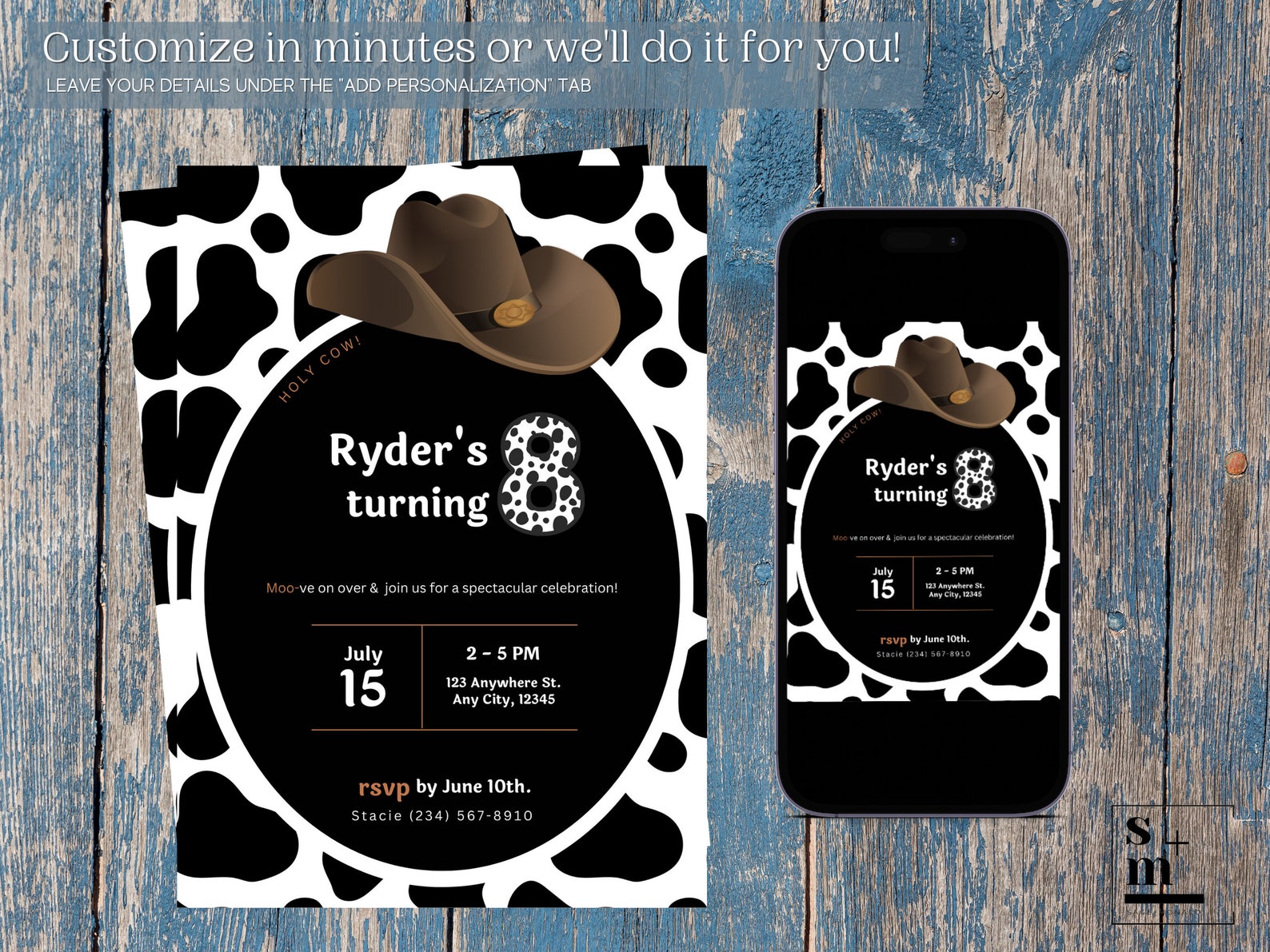 Cowboy Birthday Party, Cow Theme, Holy Cow, Yeehaw, Saddle Up, Cow ...