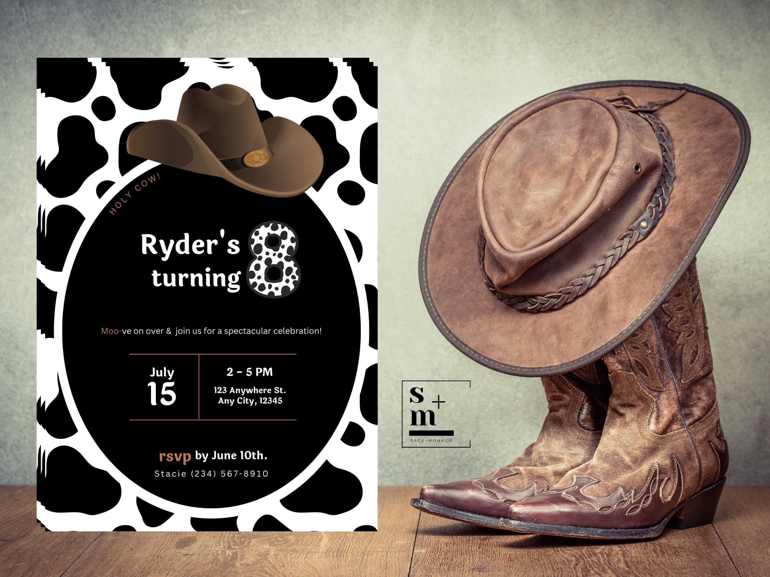 Cowboy Birthday Party, Cow Theme, Holy Cow, Yeehaw, Saddle Up, Cow ...