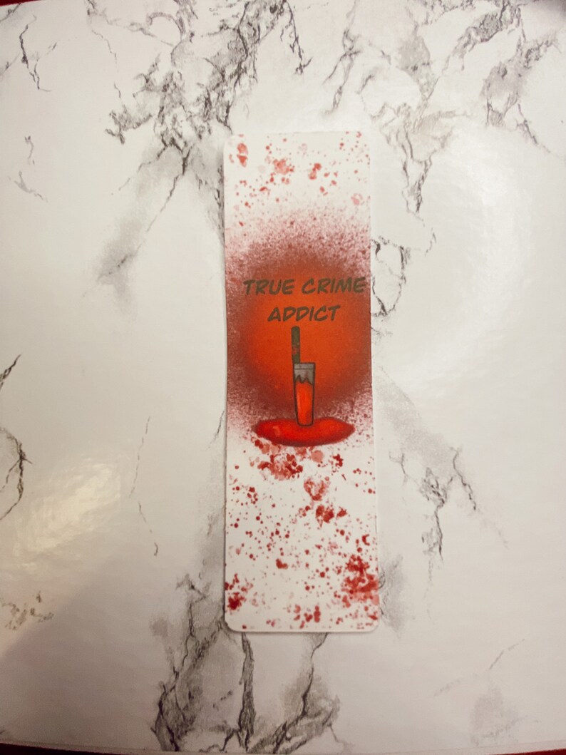 True Crime Bookmark, Unique Bookmarks, Cute Bookmarks,bookmark Set ...