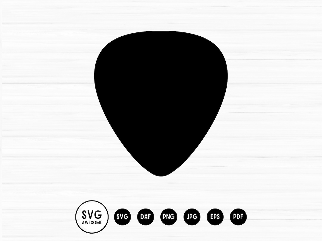 Guitar Pick SVG Guitarist Musical Instrument SVG Instant Download ...