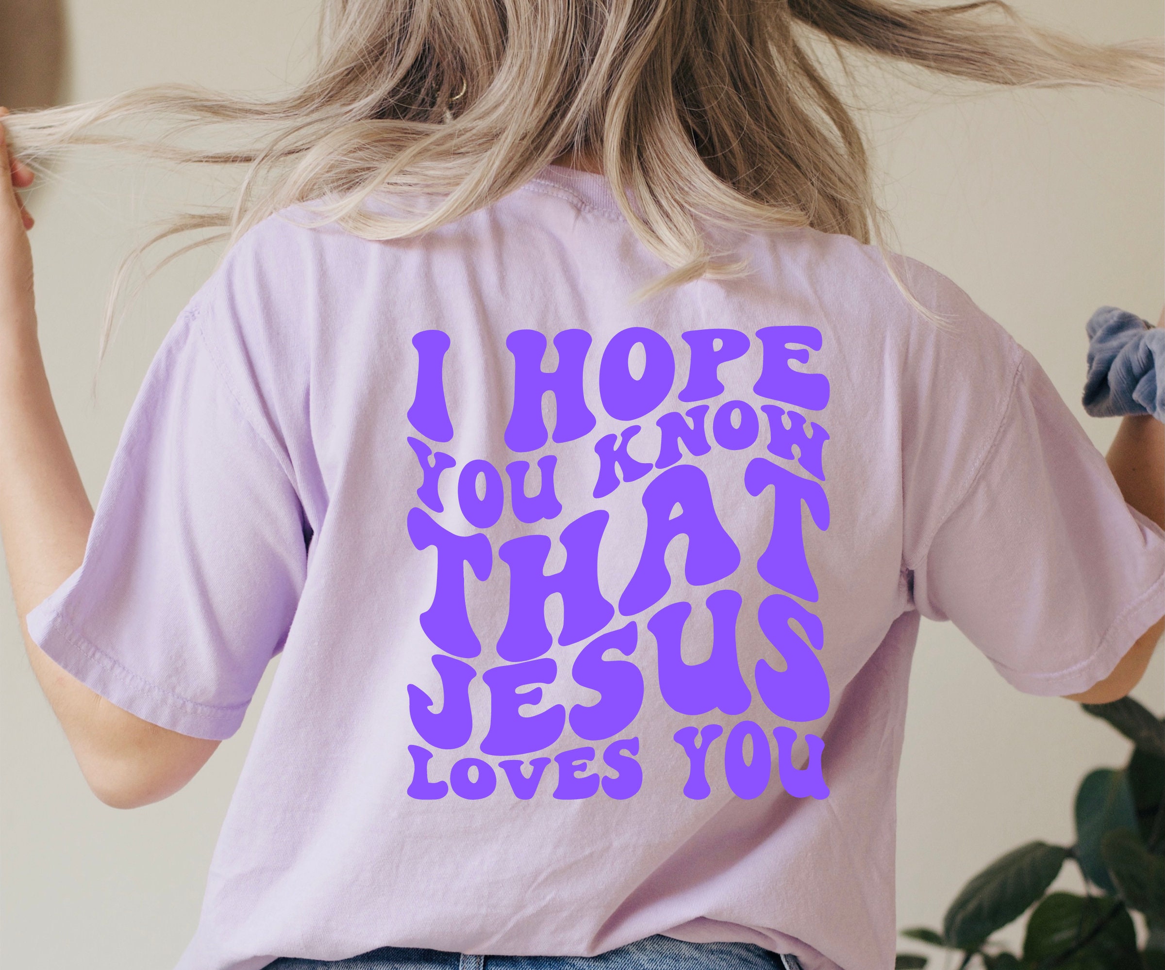 Jesus Loves You Tshirt Christian Tees Preppy Aesthetic Etsy