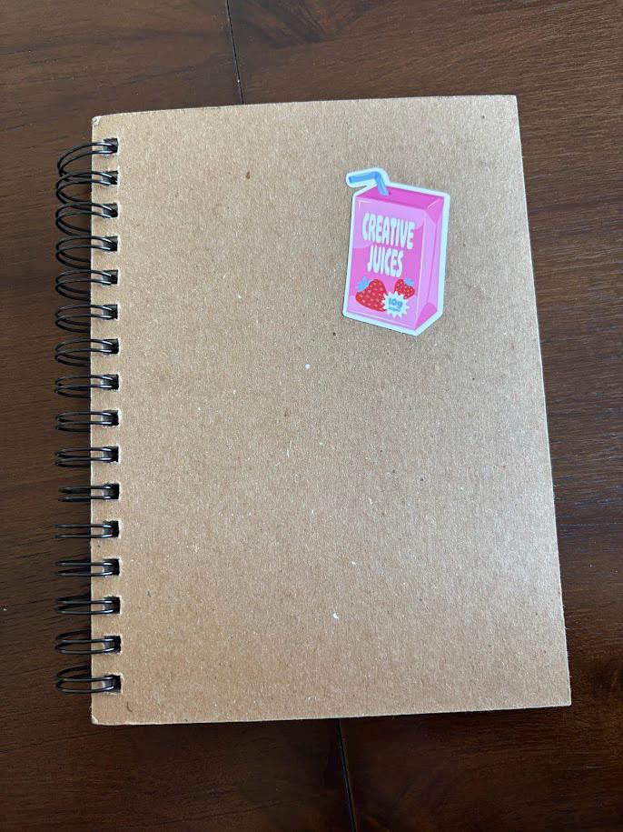Creative Juices Juice Box Vinyl Sticker | Pink Juice Box Sticker | Cute ...
