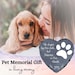 Pet Memorial Stone, Dog Passed Away Gift, Pet Loss Memorial Garden ...