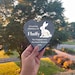 Bunny Memorial Stone, Personalized Rabbit Passing Away Gift, Heart Rock ...