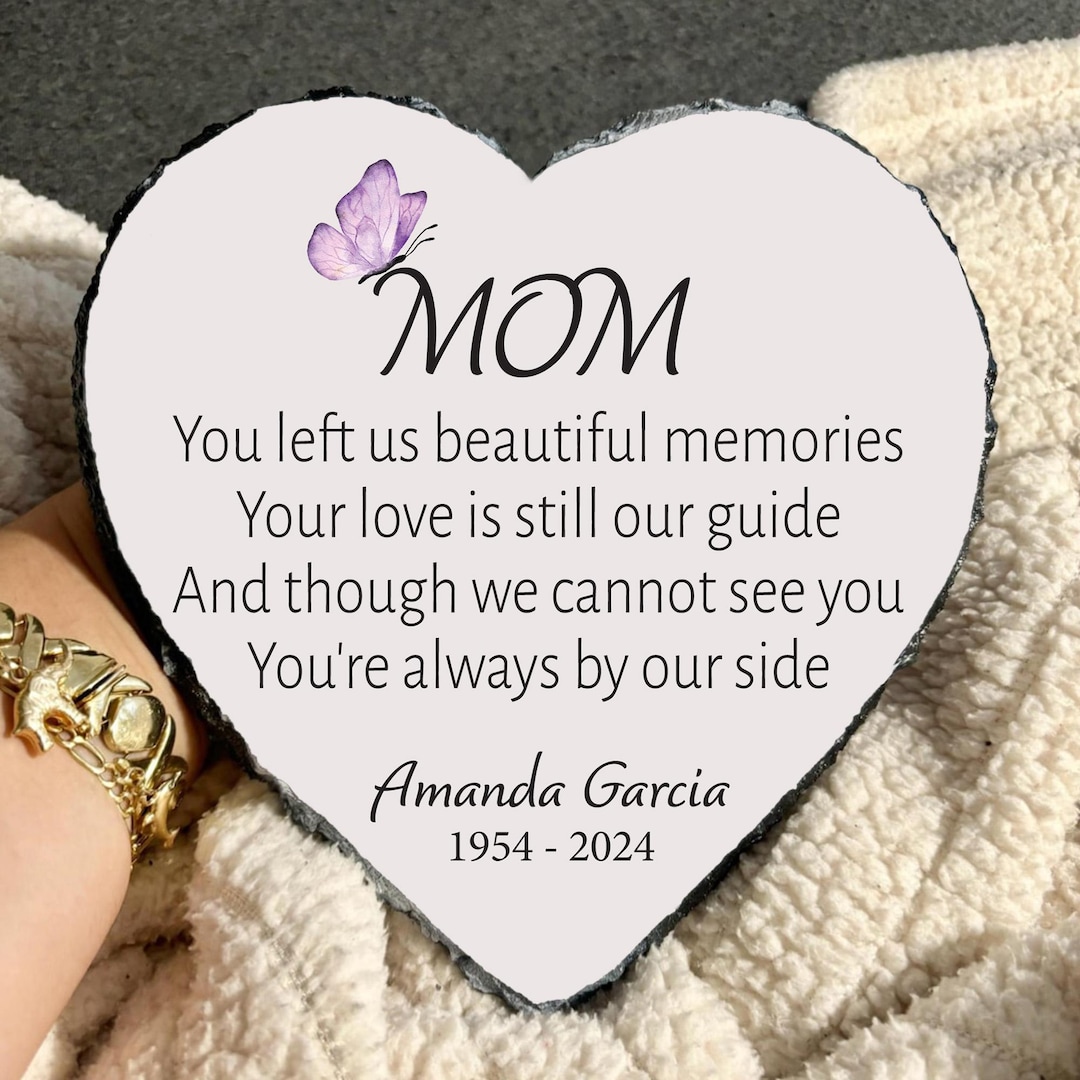 Memorial Gifts for Loss of Mom Personalized, Sympathy Gifts SD-103C - Etsy