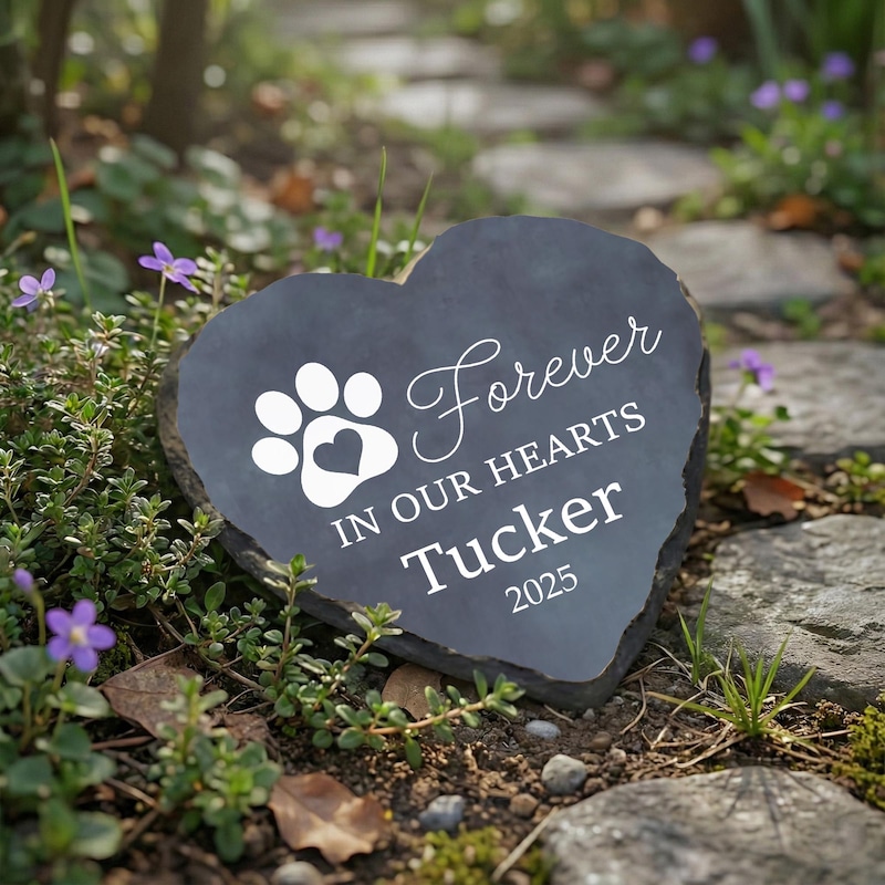 Outdoor Pet Memorial Garden Stones - Etsy