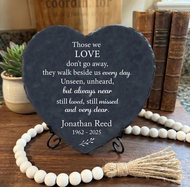 Loss of Dad Sympathy Gift, Personalized Memorial Plaque for Father - Etsy