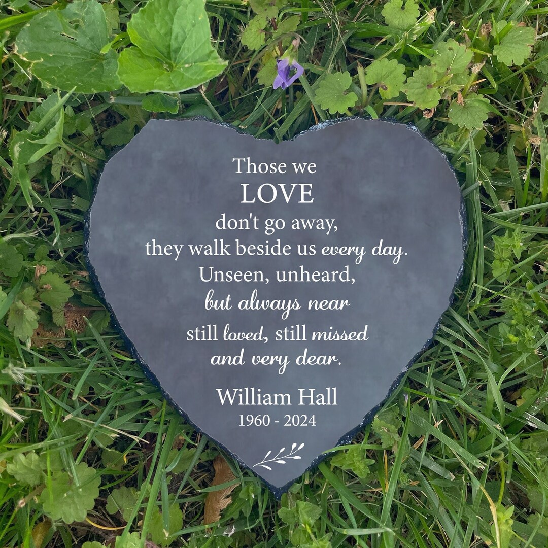 Personalized Memorial Stone: Loss of Father Sympathy Gift SD-102A - Etsy