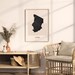 Chad Map Poster, Chad Print, Chad Map Print Minimalist Boho Wall Art ...