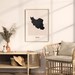 Iran Map Poster, Iran Print, Iran Map Print Minimalist Boho Wall Art ...