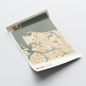 Norfolk Map Poster, Norfolk Print, Norfolk Poster, Norfolk Wall Art ...
