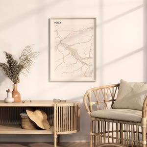 Hida Map Poster, Hida Print, Hida Poster, Hida Wall Art, Japan, Travel ...
