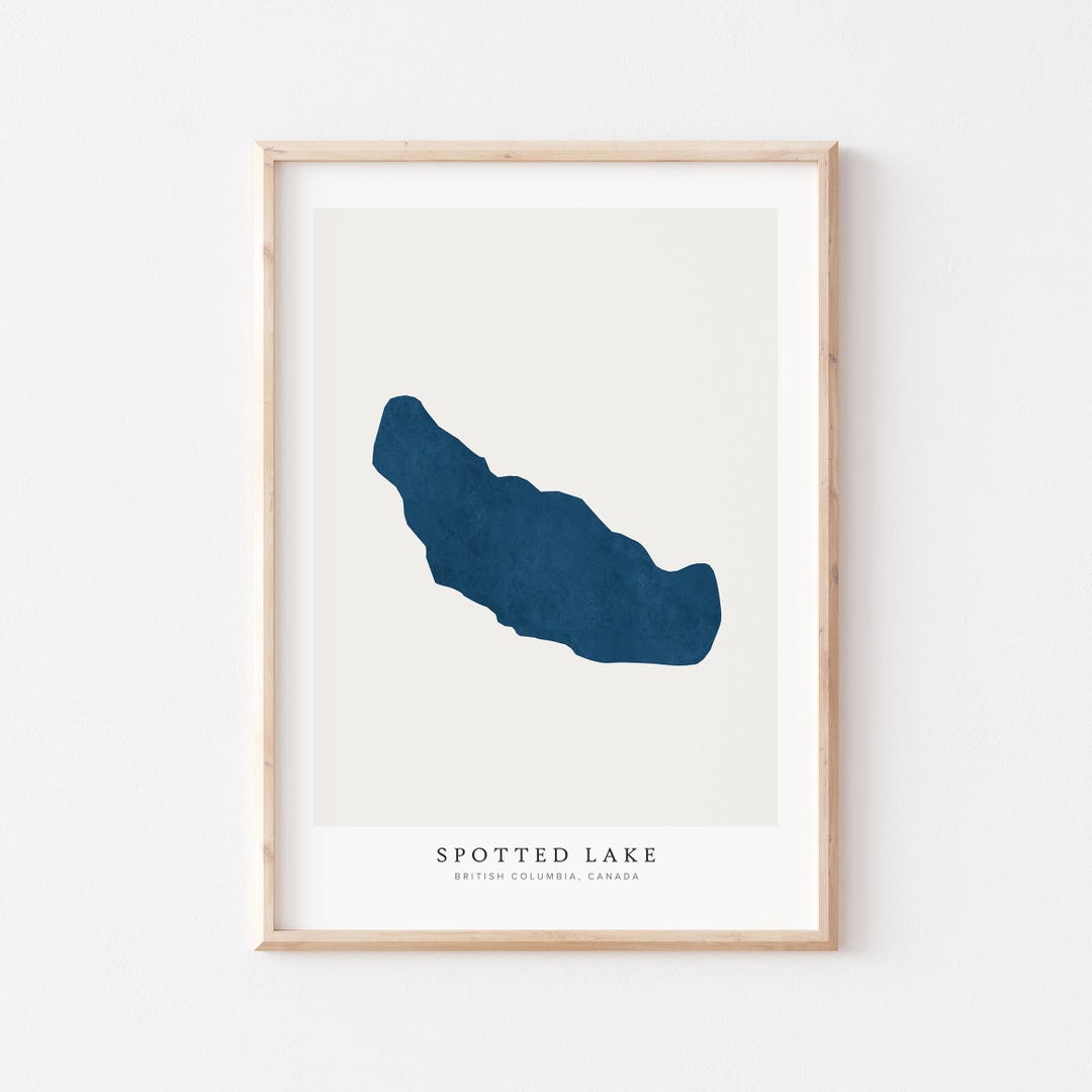 Spotted Lake, Spotted Lake Print, Spotted Lake Poster, Spotted Lake Art ...