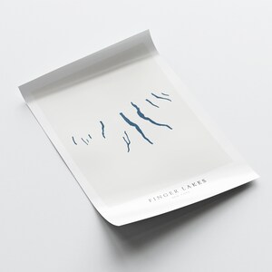 Finger Lakes, Finger Lakes Print, Finger Lakes Poster, Finger Lakes Art ...