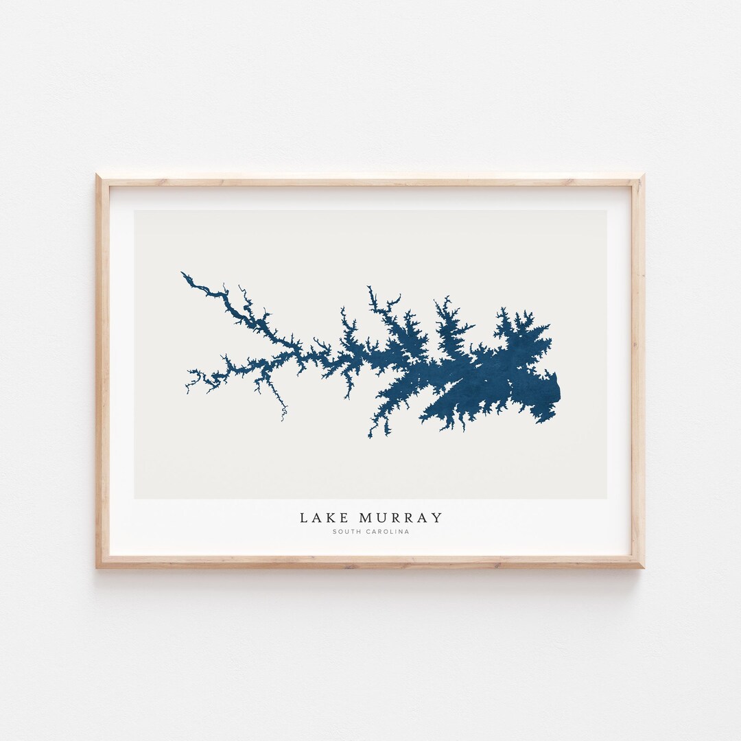 Lake Murray, Lake Murray Print, Lake Murray Poster, Lake Murray Art ...