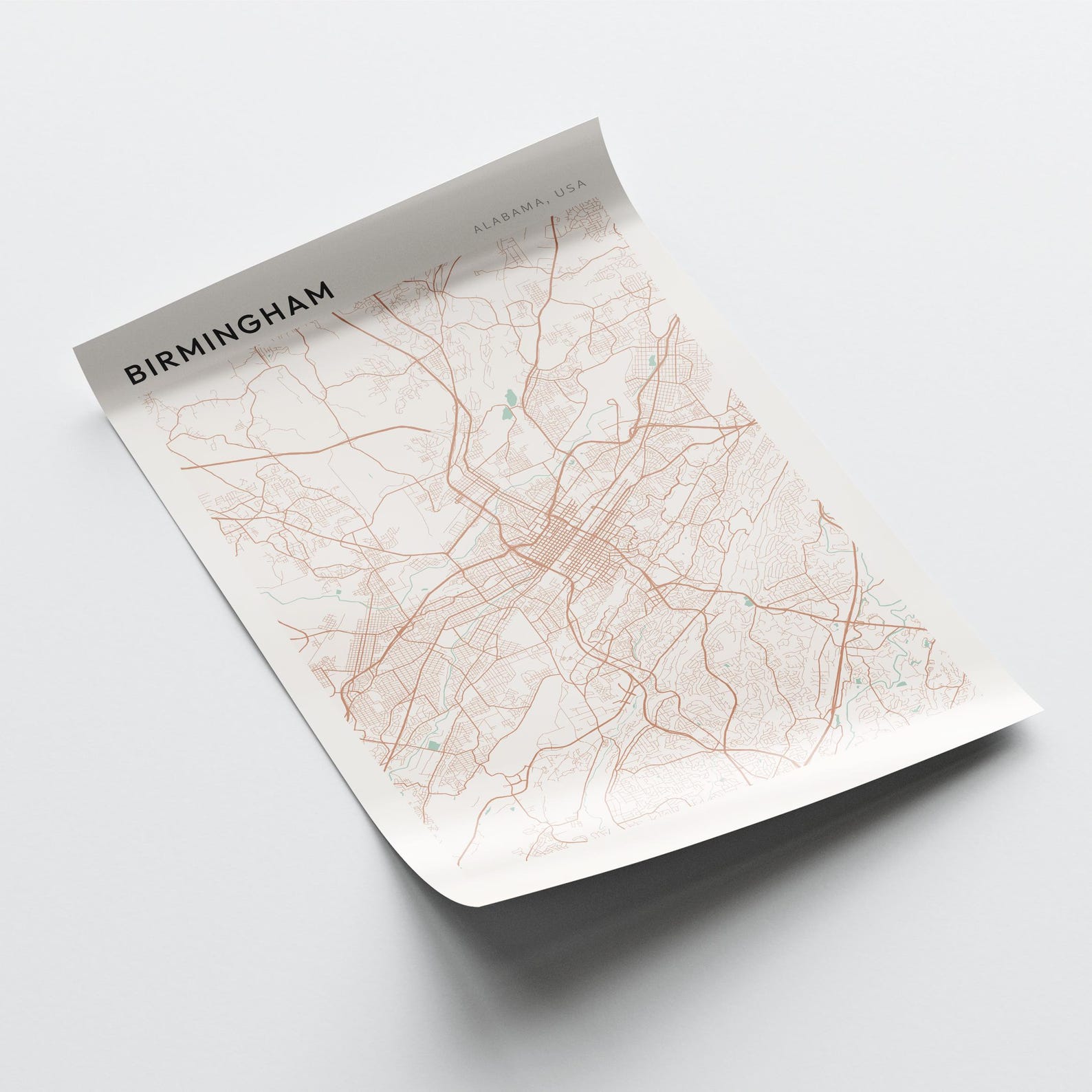 Birmingham Map Poster, Birmingham Print, Birmingham Poster, Birmingham ...
