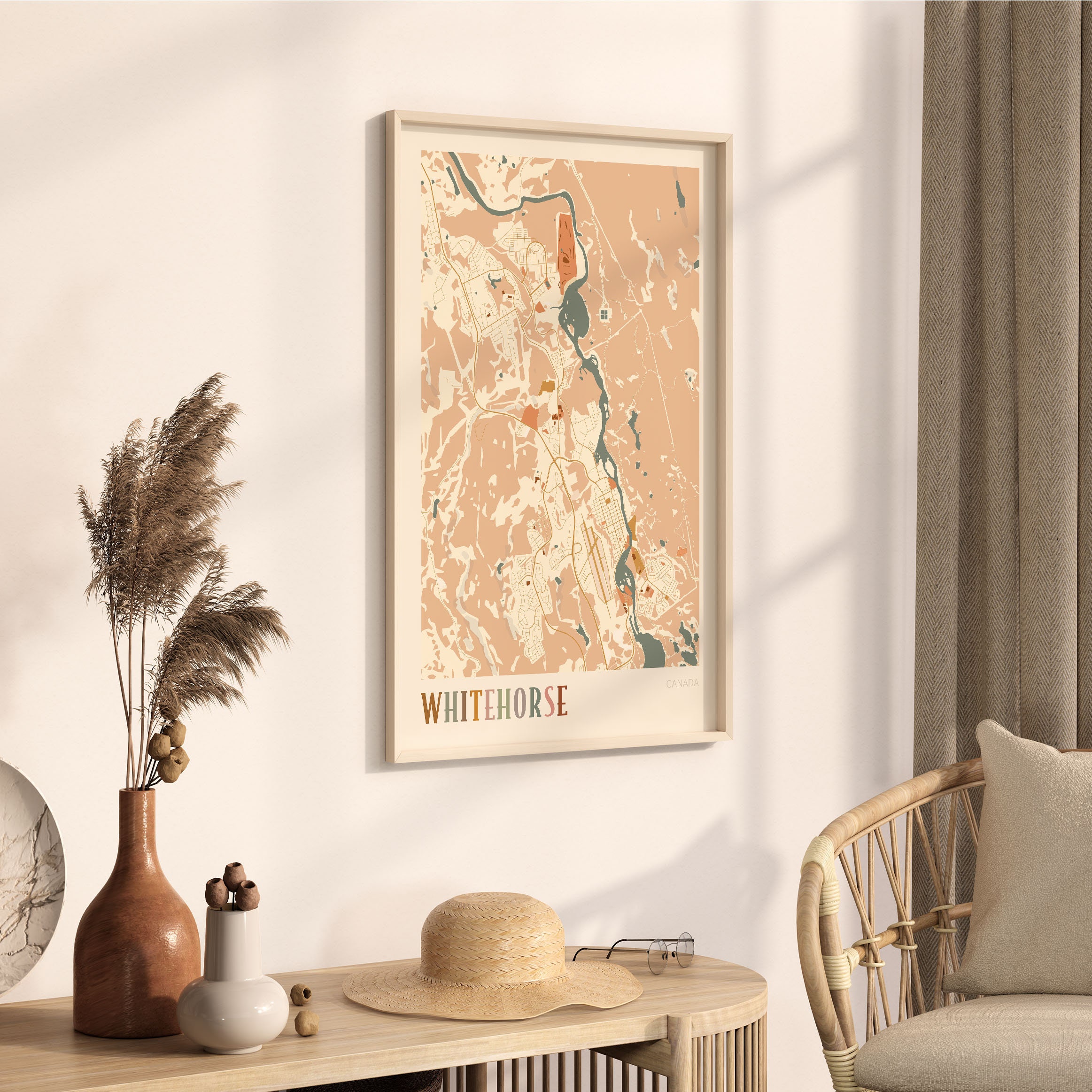 Whitehorse Map Poster, Whitehorse Wall Art, Whitehorse Poster ...
