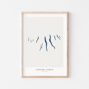 Finger Lakes, Finger Lakes Print, Finger Lakes Poster, Finger Lakes Art ...
