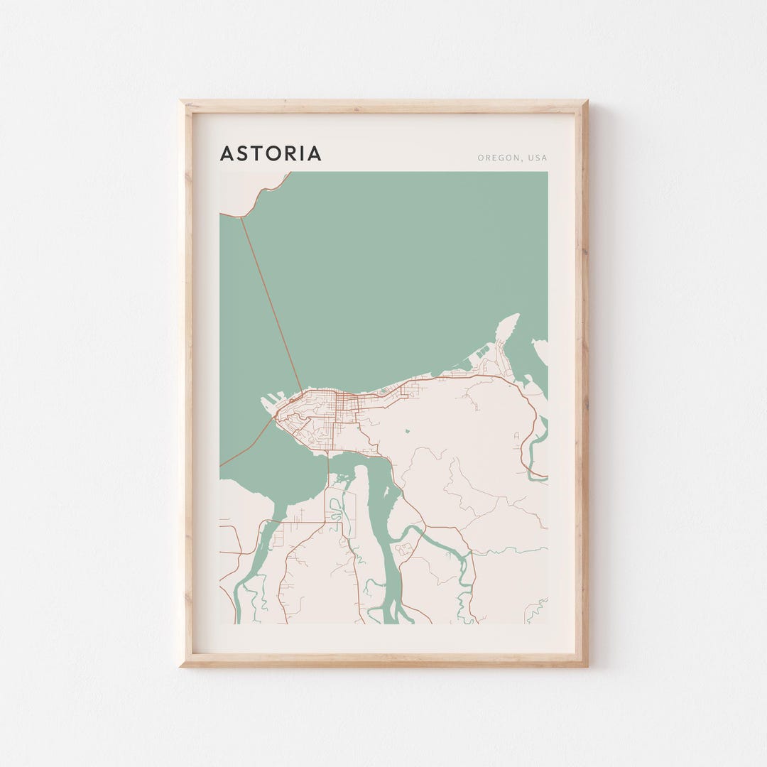 Astoria Map Poster, Astoria Print, Astoria Poster, Astoria Wall Art ...