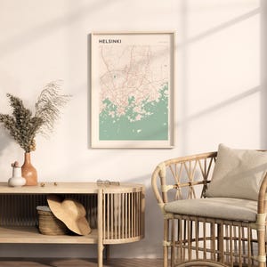 Helsinki Map Poster, Helsinki Print, Helsinki Poster, Helsinki Wall Art ...