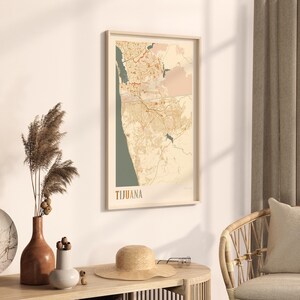 Tijuana Map Poster, Tijuana Print, Tijuana Poster, Tijuana Wall Art ...