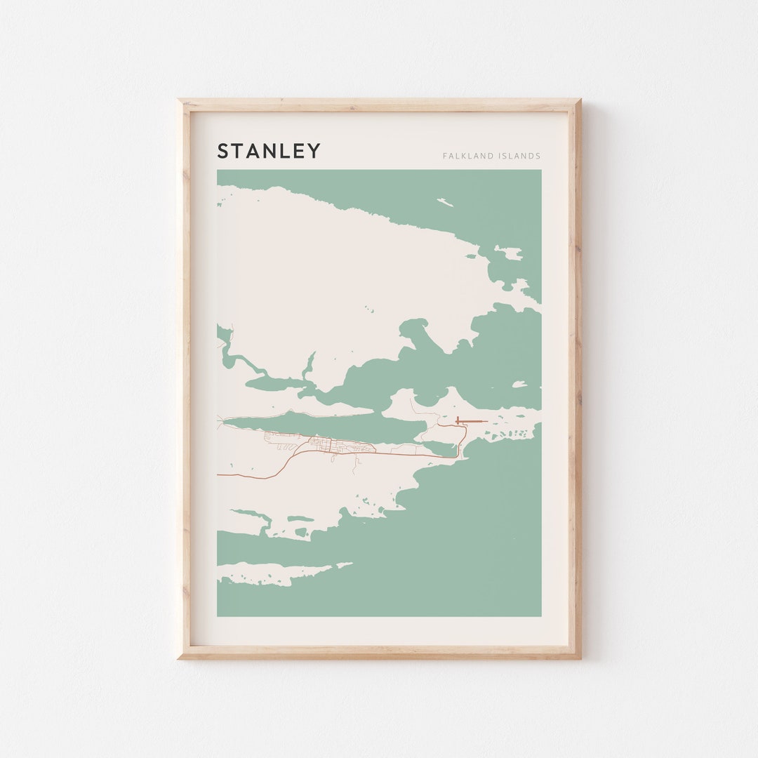 Stanley Map Poster, Stanley Wall Art, Stanley Map, Stanley Poster ...