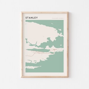 Stanley Map Poster, Stanley Wall Art, Stanley Map, Stanley Poster ...