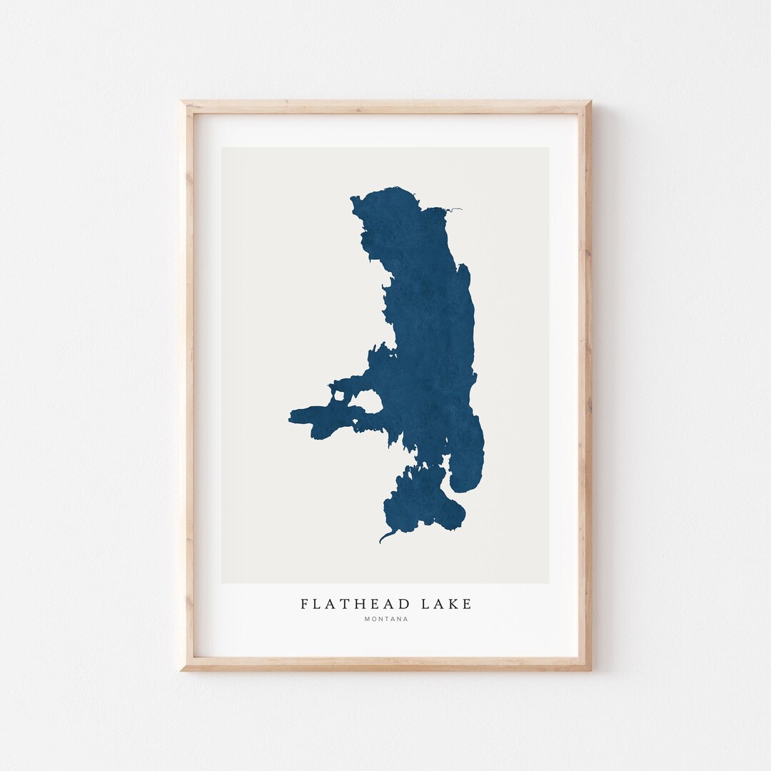 Flathead Lake, Flathead Lake Print, Flathead Lake Poster, Flathead Lake ...