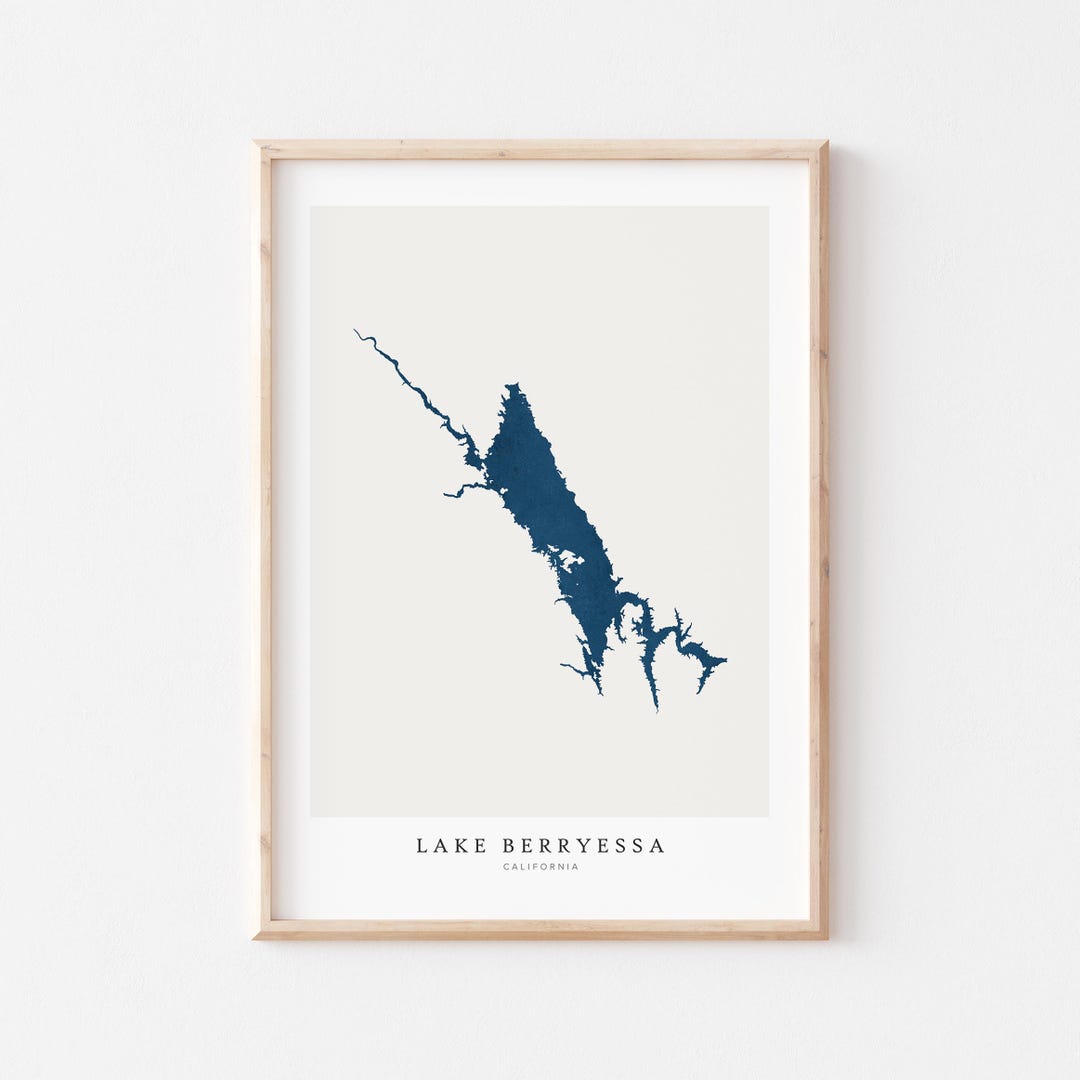 Lake Berryessa, Lake Berryessa Print, Lake Berryessa Poster, Lake ...
