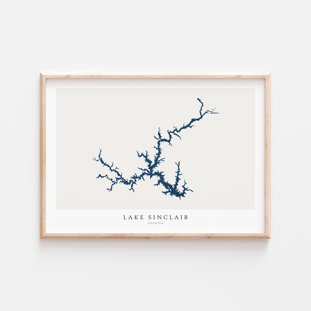 Lake Sinclair, Lake Sinclair Print, Lake Sinclair Poster, Lake Sinclair ...