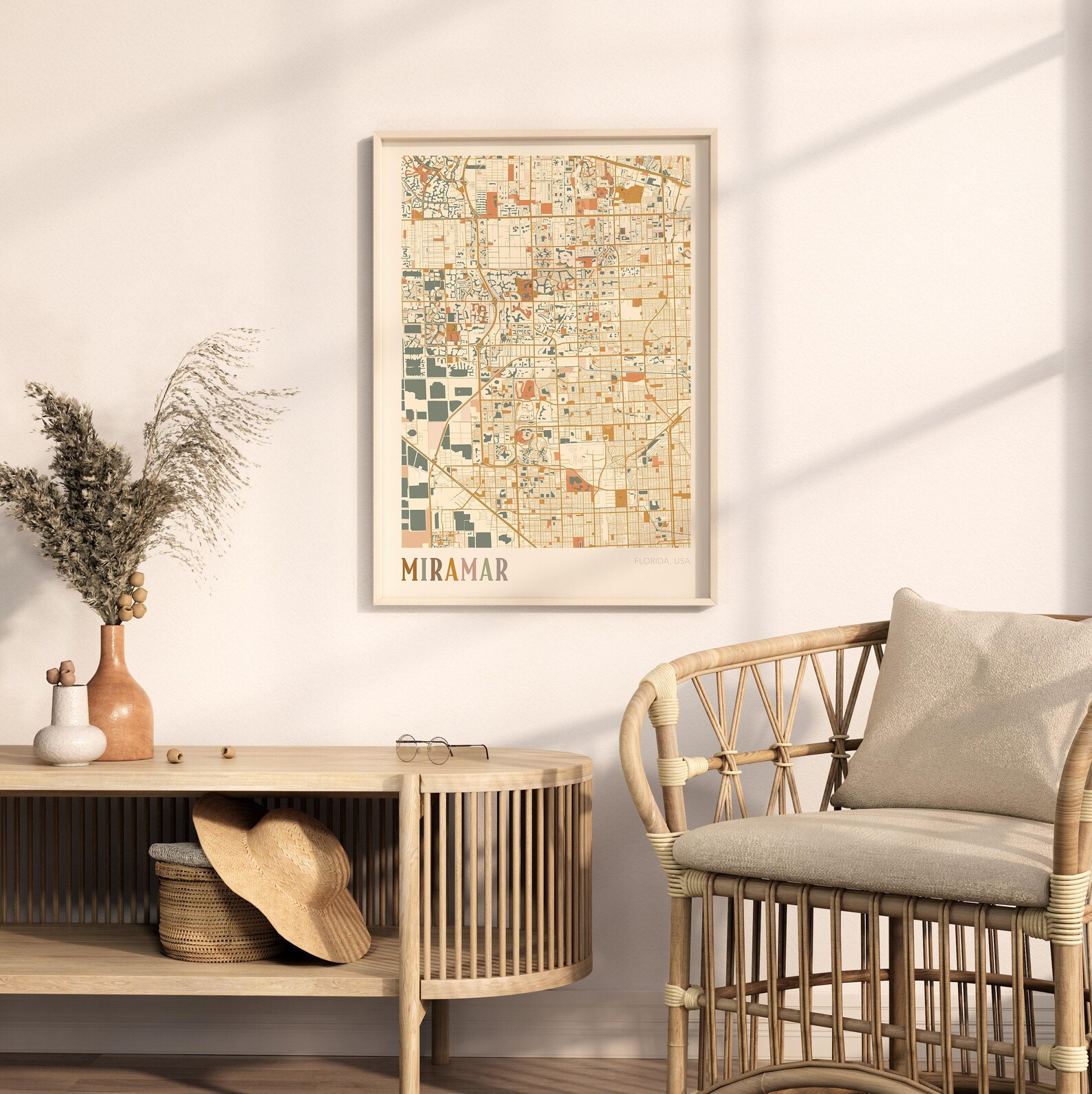 Miramar Map Poster, Miramar Print, Miramar Poster, Miramar Wall Art ...