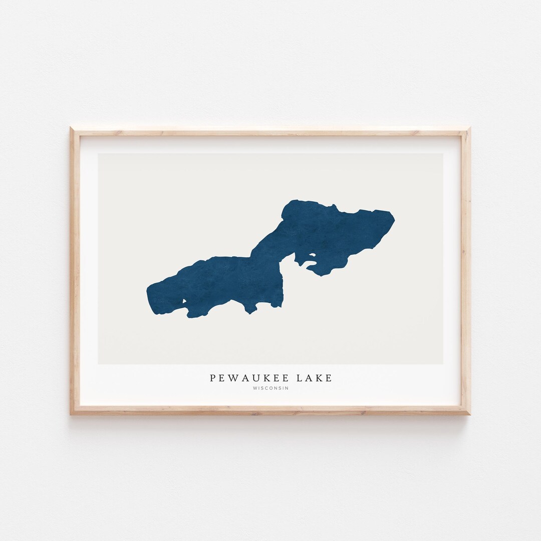 Pewaukee Lake, Pewaukee Lake Print, Pewaukee Lake Poster, Pewaukee Lake ...