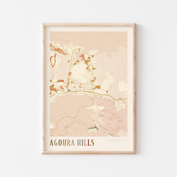 Mapa De Las Colinas De Agoura, California 29631 Canwood St, Agoura