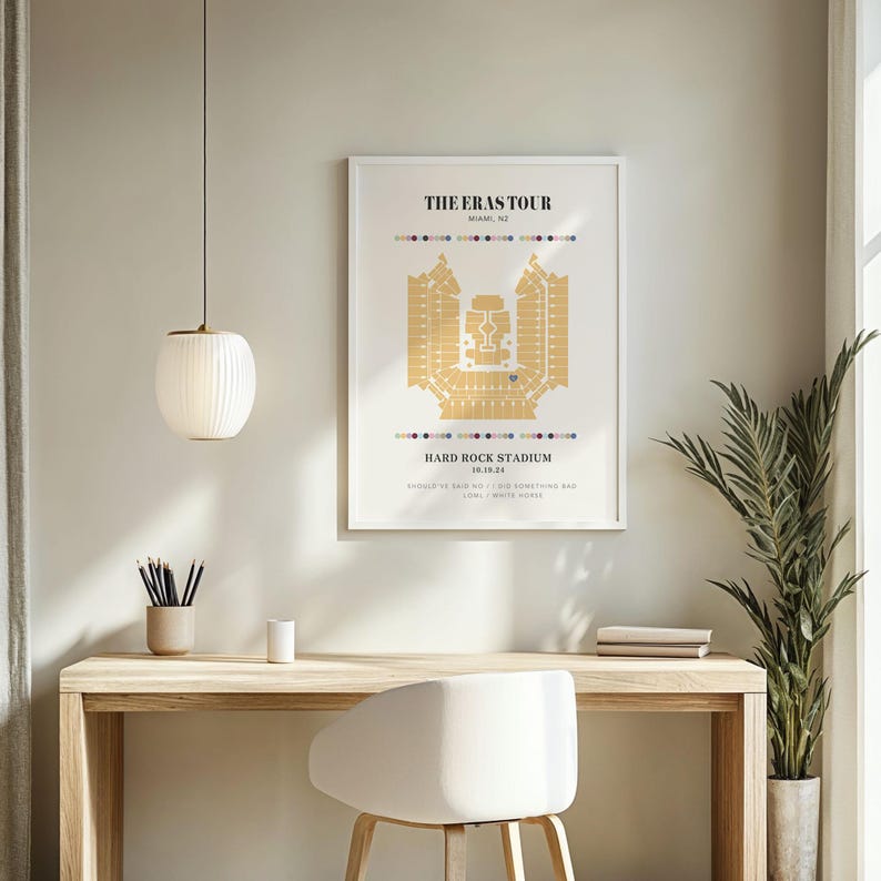 Any Stadium Eras Tour Poster, Eras Tour Stadium Poster, the Eras Tour ...