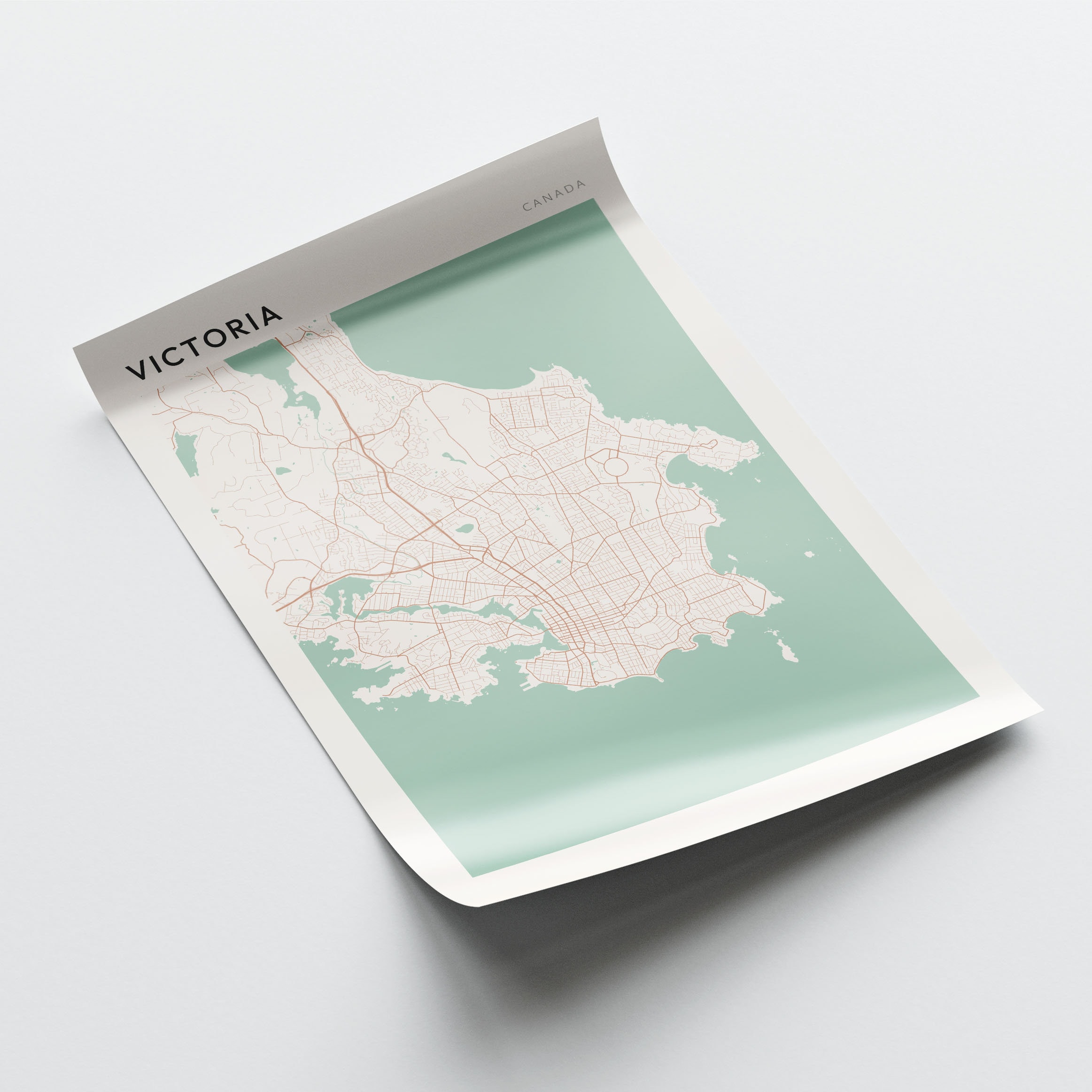 Victoria Map Poster, Victoria Wall Art, Victoria Map, Victoria Poster ...