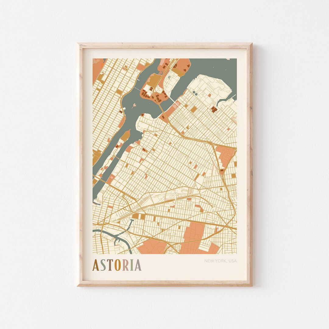 Astoria Map Poster, Astoria Print, Astoria Poster, Astoria Wall Art ...