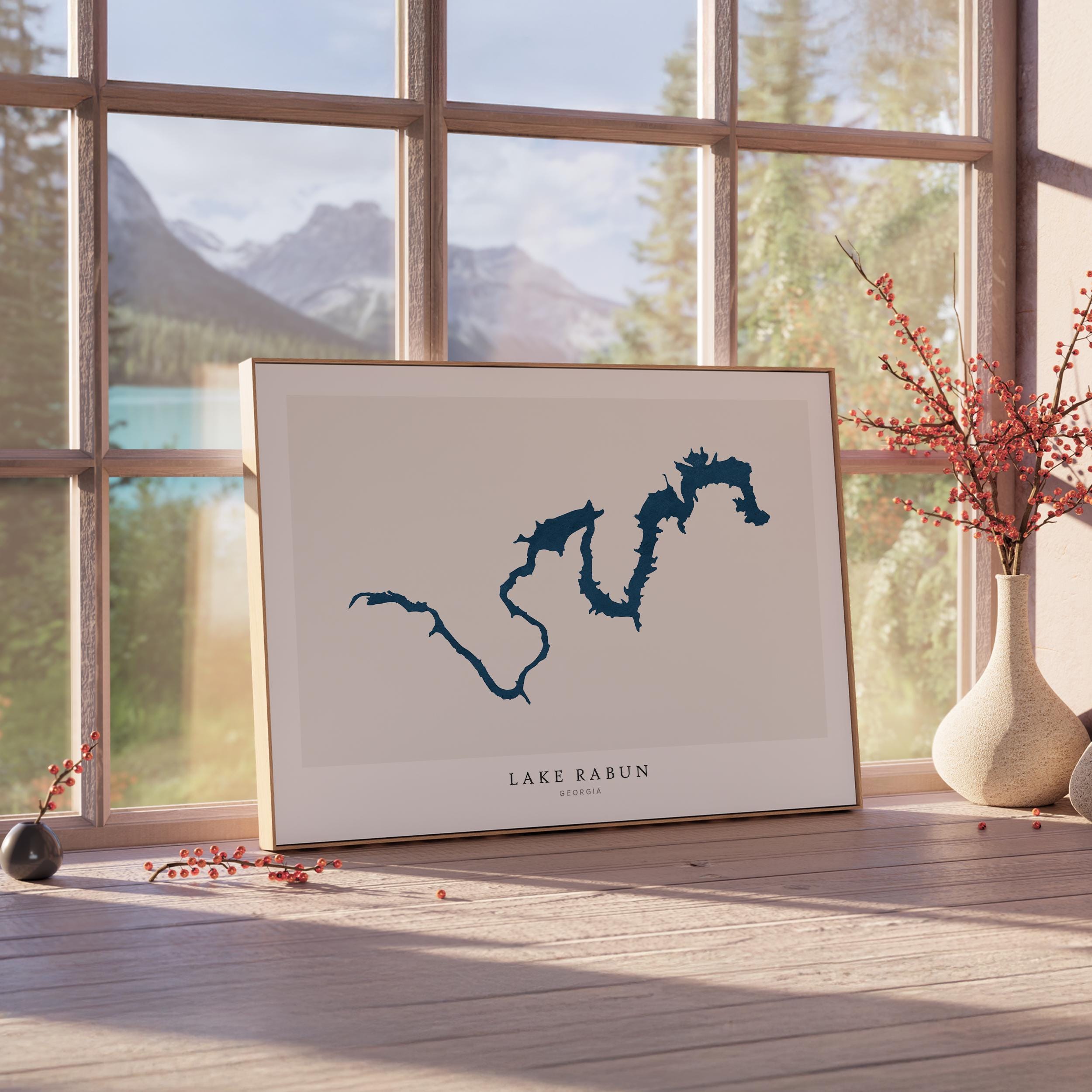 Lake Rabun, Lake Rabun Print, Lake Rabun Poster, Lake Rabun Art, Lake ...