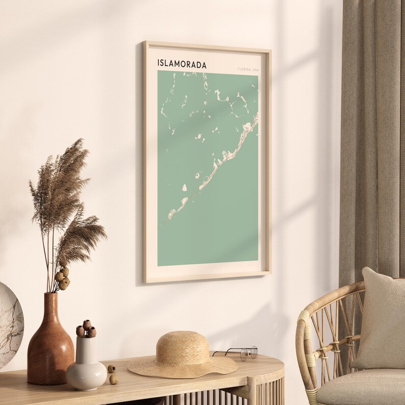 Islamorada Map Poster, Islamorada Print, Islamorada Poster, Islamorada ...