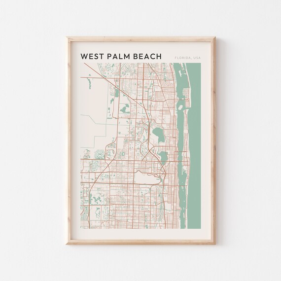 Map Of West Palm Beach Coastline Map Of Locations Along The New South