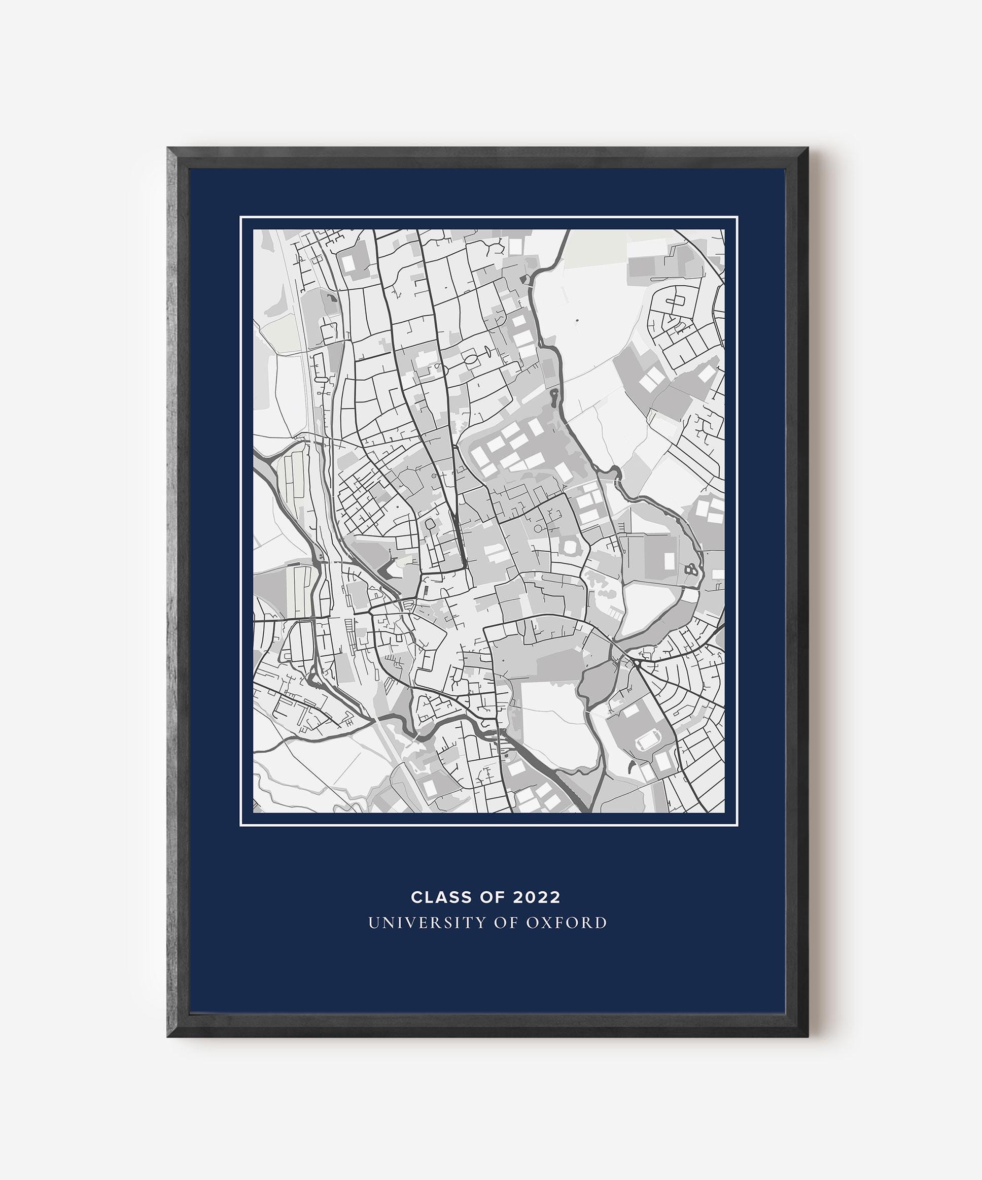 University College Map Print, Custom University Poster, Any School Map ...