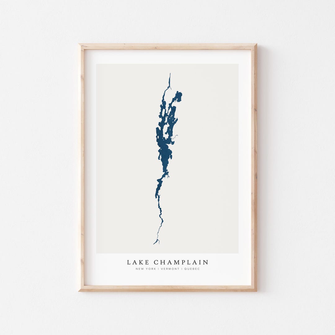 Lake Champlain, Lake Champlain Print, Lake Champlain Poster, Lake ...