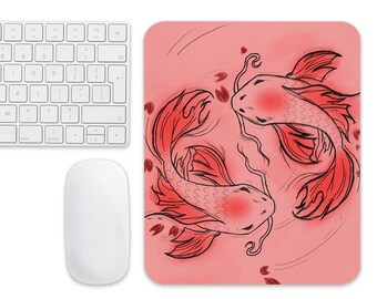Koi Fish Mouse Pad - Etsy