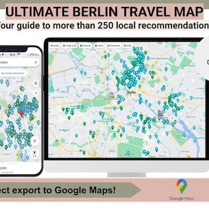 Ultimate Berlin Travel Guide | Google Maps Lists | Digital City Map ...