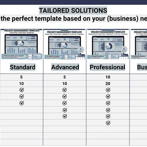 Project Management Template | Business | Excel | Google Sheets | Budget ...