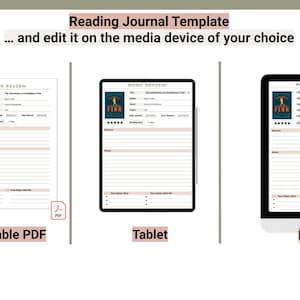 Reading Tracker Google Sheets - Digital Book Journal Spreadsheet ...