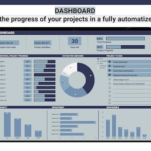 Project Management Template | Professional | Excel & Google Sheets ...